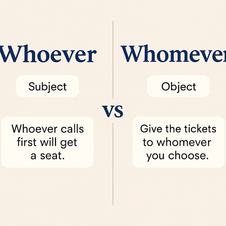 Whoever vs Whomever - Smartscribbl